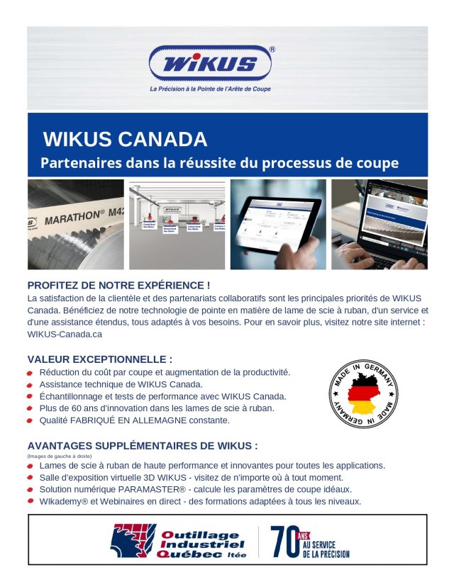 WIKUS CANADA - PARTENAIRES DANS LA RÉUSSITE DU PROCESSUS DE COUPE ...